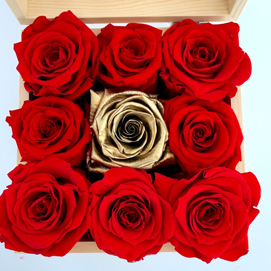 red rose boxes